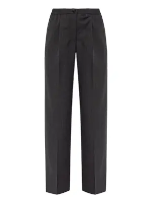 SAMSOE SAMSOE Straight-leg Trousers - Black