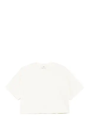 AUTRY Cropped T-shirt - Neutrals