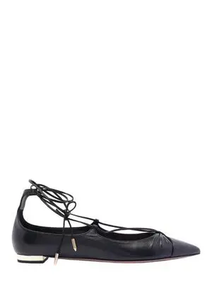 AQUAZZURA Gabi Ballerina Shoes - Black