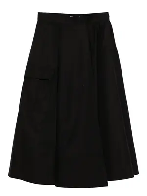 UNDERCOVERISM Layered Pleated Skirt - Black