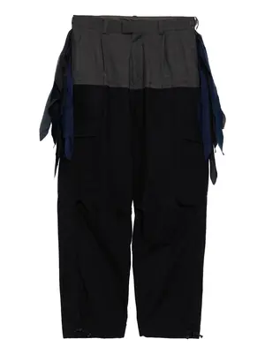 UNDERCOVERISM Panelled Trousers - Blue