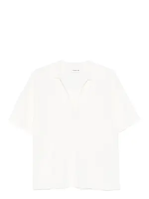 P.a.r.o.s.h Knitted Polo Shirt - White