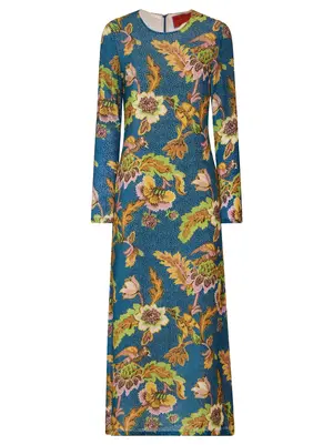 La DoubleJ Swing Maxi Dress - Blue