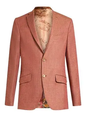 Etro Long Sleeve Blazer - Red
