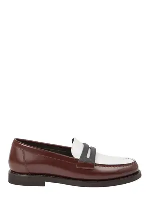 Brunello Cucinelli Leather Loafers - Brown
