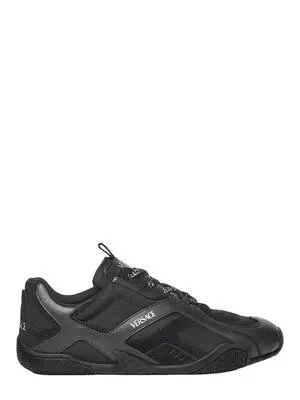 Versace Lace Up Sneakers - Black