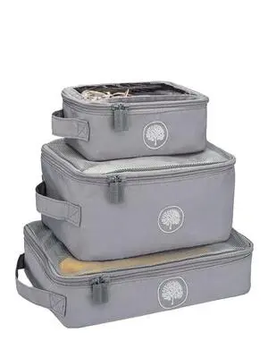 PARKER BABY CO. Parker Baby Co. Packing Cube Set Gray Buffalo