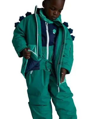 ROARSOME Spike Dinosaur Ski Jacket - Green