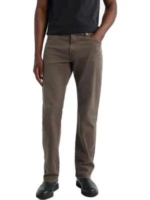 Ag AG Protégé Straight Leg Jeans 7 Years Sulfur Brown Slate