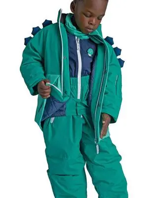 ROARSOME Spike The Dinosaur Ski Pants - Green