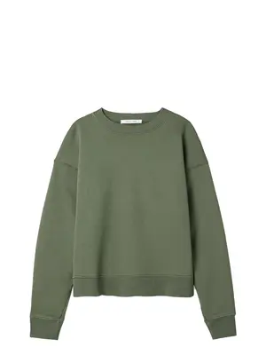 SLVRLAKE SLVRLAKE Cotton-jersey Sweatshirt Army Green