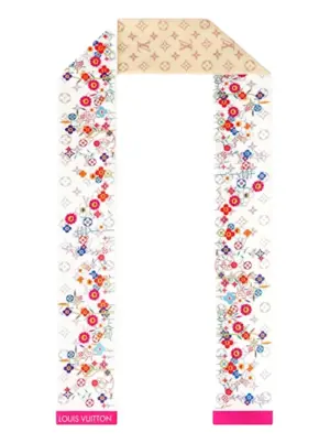 LOUIS VUITTON X Takashi Murakami Superflat Monogram Bandeau - White