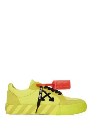 Off-White Vulc Low Canvas Sneakers - Yellow/black