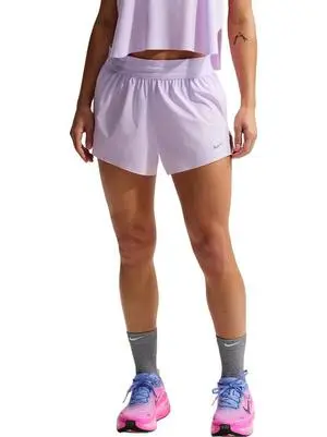 Nike Swift Dri-fit Mid-rise Running Shorts - 511 Violet Mist