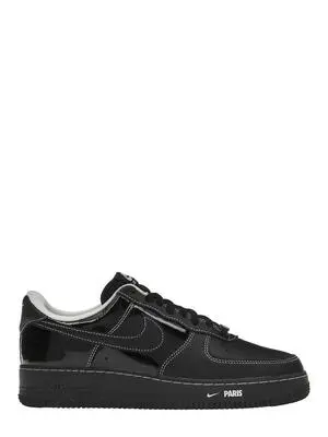 Nike Air Force 1 Low City Pack Paris Patentin Sneakers - Black/white