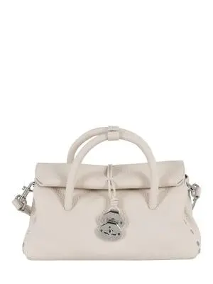 ZANELLATO Zanellato Dotta Centauro Small Top Handle Bag Beige
