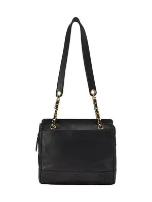 Chanel Caviar 3 Cc Tote - Black