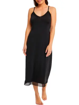 MONTELLE INTIMATES Maxi Slip - Black