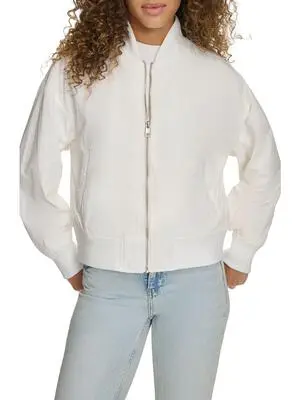 LEVI'S Relaxed Bomber Jacket - White