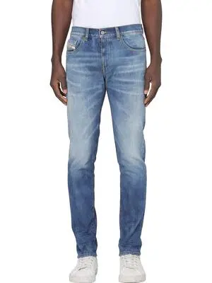 DIESEL Straight Leg Jeans - Stone Washed
