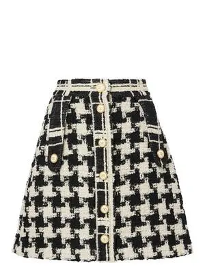 Valentino Garavani Wool-blend Tweed Miniskirt - Multicoloured