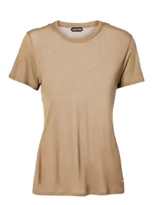 TOM FORD Bamboo Jersey T-shirt - Beige
