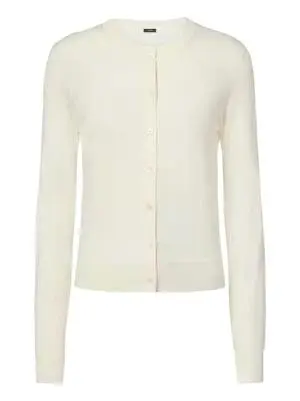 JOSEPH Cotton, Cashmere, And Silk Cardigan - White