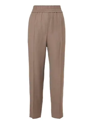 Brunello Cucinelli Mid-rise Straight Pants - Brown