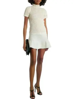TOM FORD Knitted Cotton Minidress - White