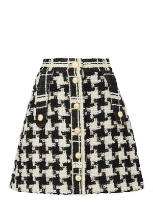 Valentino Garavani Wool-blend Tweed Miniskirt - Multicoloured
