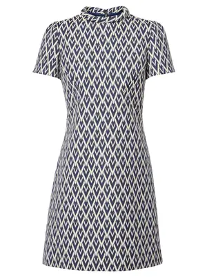 Valentino Garavani Wool Jacquard Minidress - Multicoloured