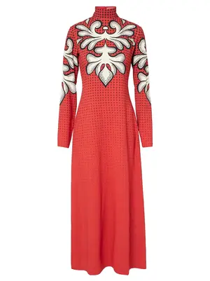 La DoubleJ Halle Printed Midi Dress - Multicoloured