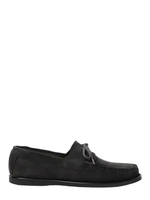 SAMAN AMEL City Moc Boat Shoes - Grey