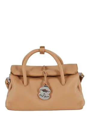 ZANELLATO Zanellato Dotta Centauro Small Top Handle Bag Brown