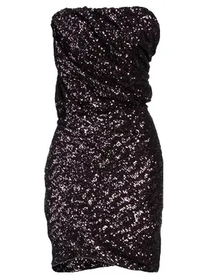 Attico Sequined Midi Dress - Purple