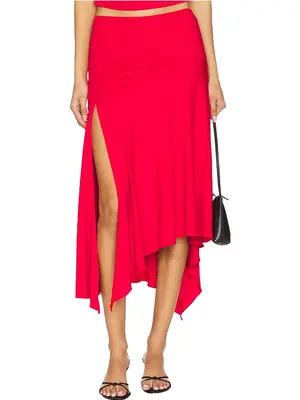 Superdown Jaqualina Midi Skirt - Red