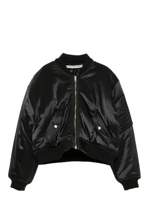 Alexander Wang Shrunken Bomber Jacket - Black
