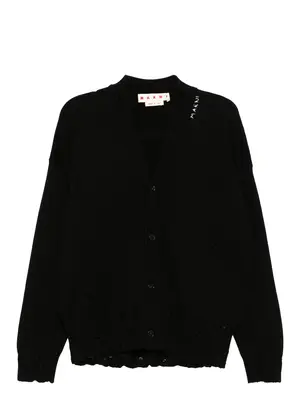 Marni V-neck Jumper - Black