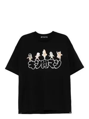 MASTERMIND WORLD X Kinniku Logo-print T-shirt - Black