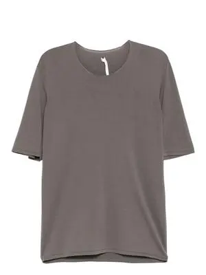LABEL UNDER CONSTRUCTION Raw Edge T-shirt - Grey