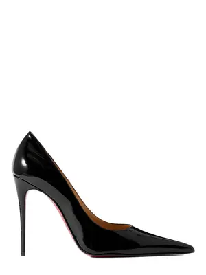CHRISTIAN LOUBOUTIN Christian Louboutin Kate Max 100 Patent-leather D'Orsay Pumps Black
