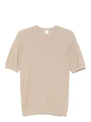 Eleventy Fine-knit T-shirt - Brown