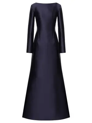 Alberta Ferretti Long Sleeve Maxi Dress - Blue
