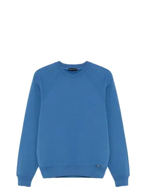 TOM FORD Cotton Sweatshirt - Blue
