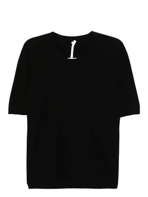 LABEL UNDER CONSTRUCTION Raw Edge T-shirt - Black