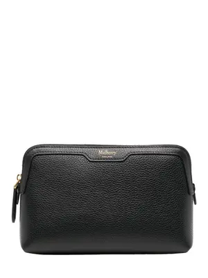 Mulberry Logo-embossed Pouch - Black