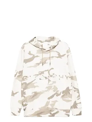 Givenchy Camouflage Logo Hoodie - Neutrals