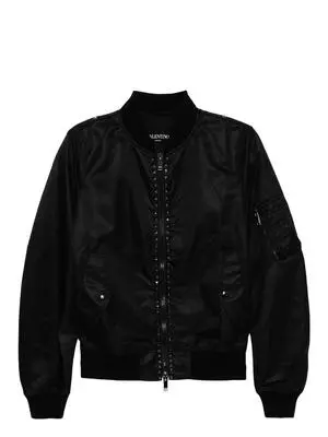 Valentino Garavani Rockstud Bomber Jacket - Black