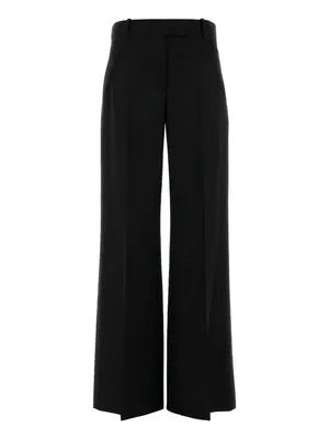 Alexander McQueen Wide-leg Trousers - Black