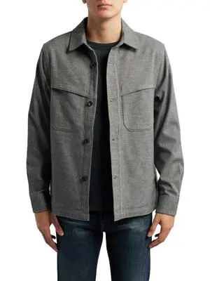 Ag Elias Twill Shirt Jacket - Heather Charcoal